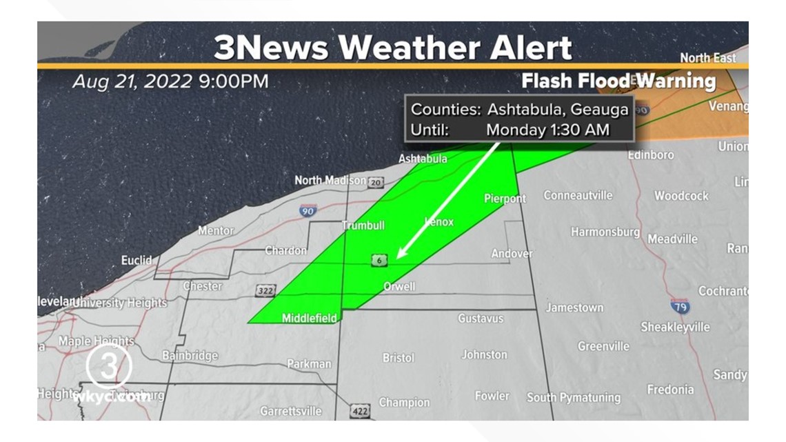 Tornado warning in effect for Ashtabula, Lorain counties | wkyc.com