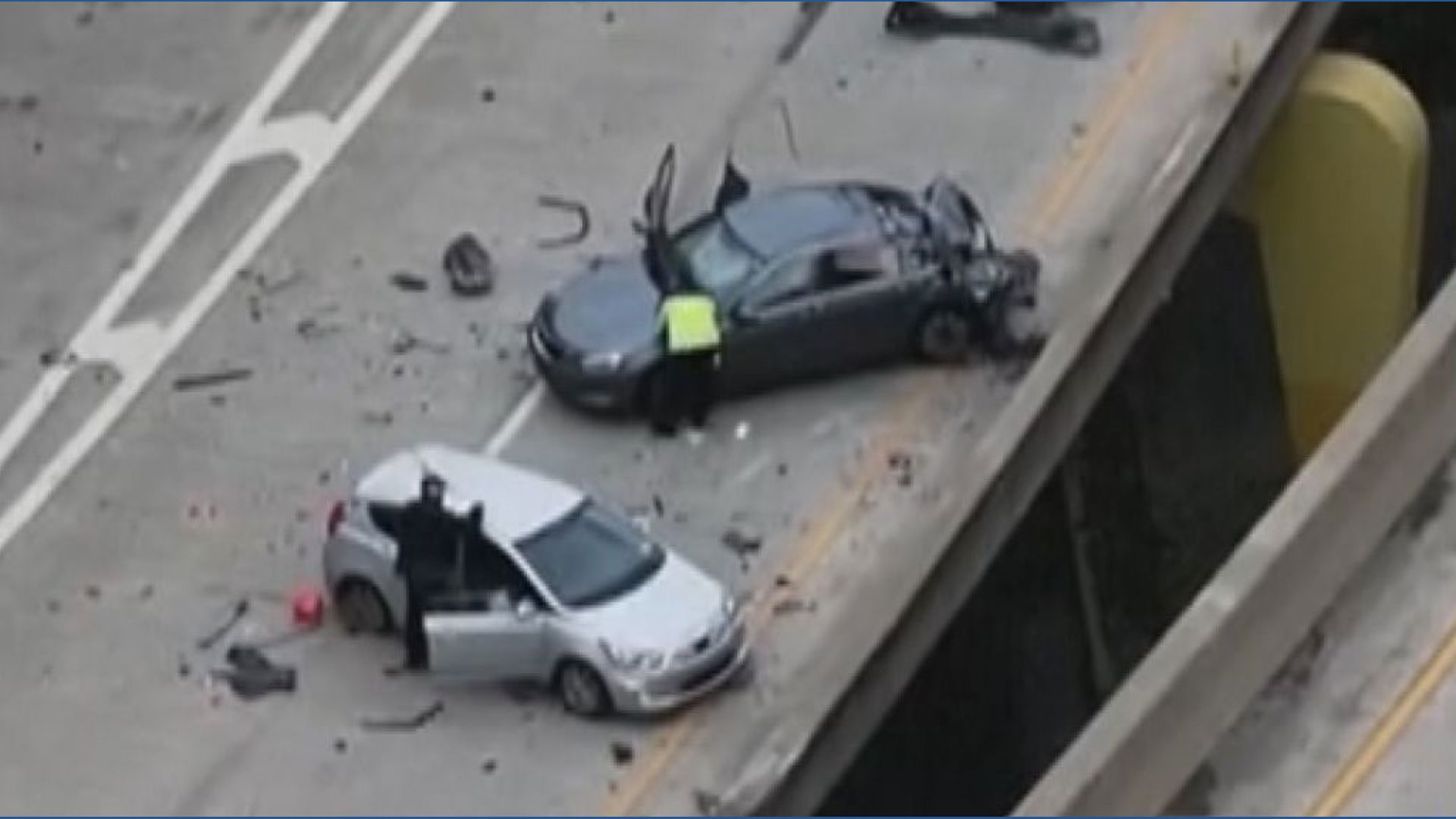 2 killed in scary 5-car crash that caused vehicle to fall off Fort ...