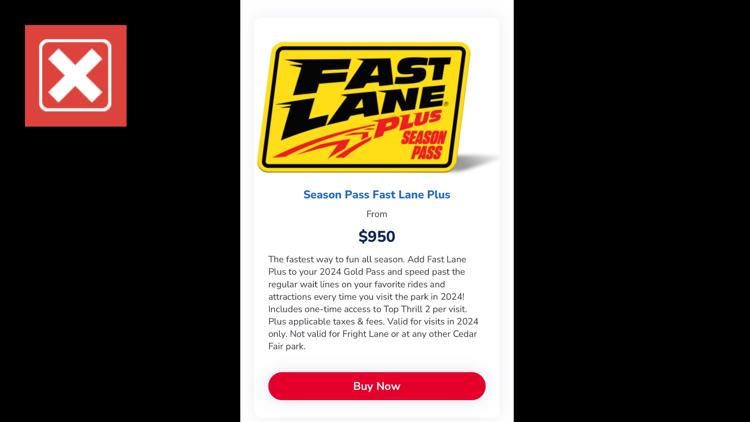 Cedar Point has not limited Top Thrill 2 Fast Lane Plus access | wkyc.com