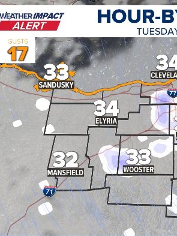 Weather Impact Alert: Widespread snow this morning across Northeast ...