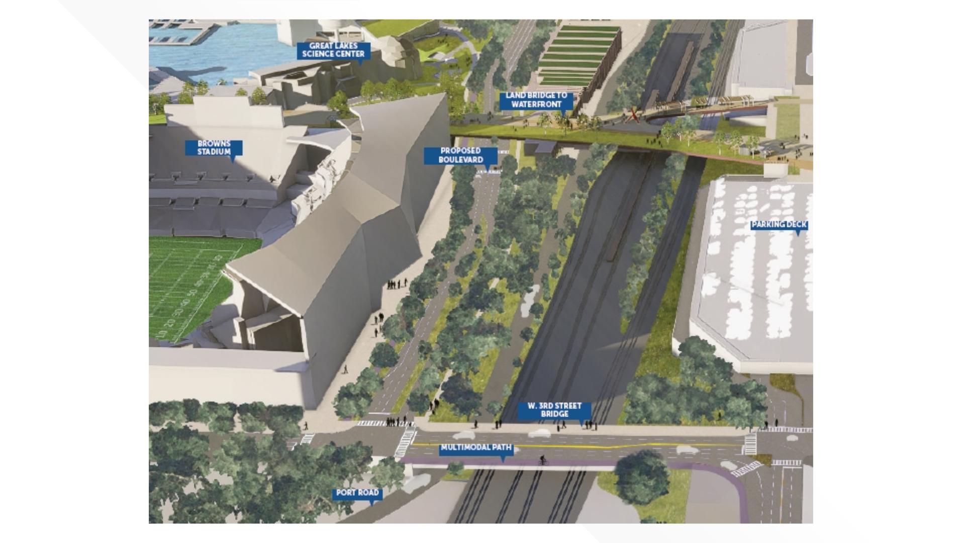 Cleveland North Coast Master Plan features 'reassigned' Shoreway | wkyc.com