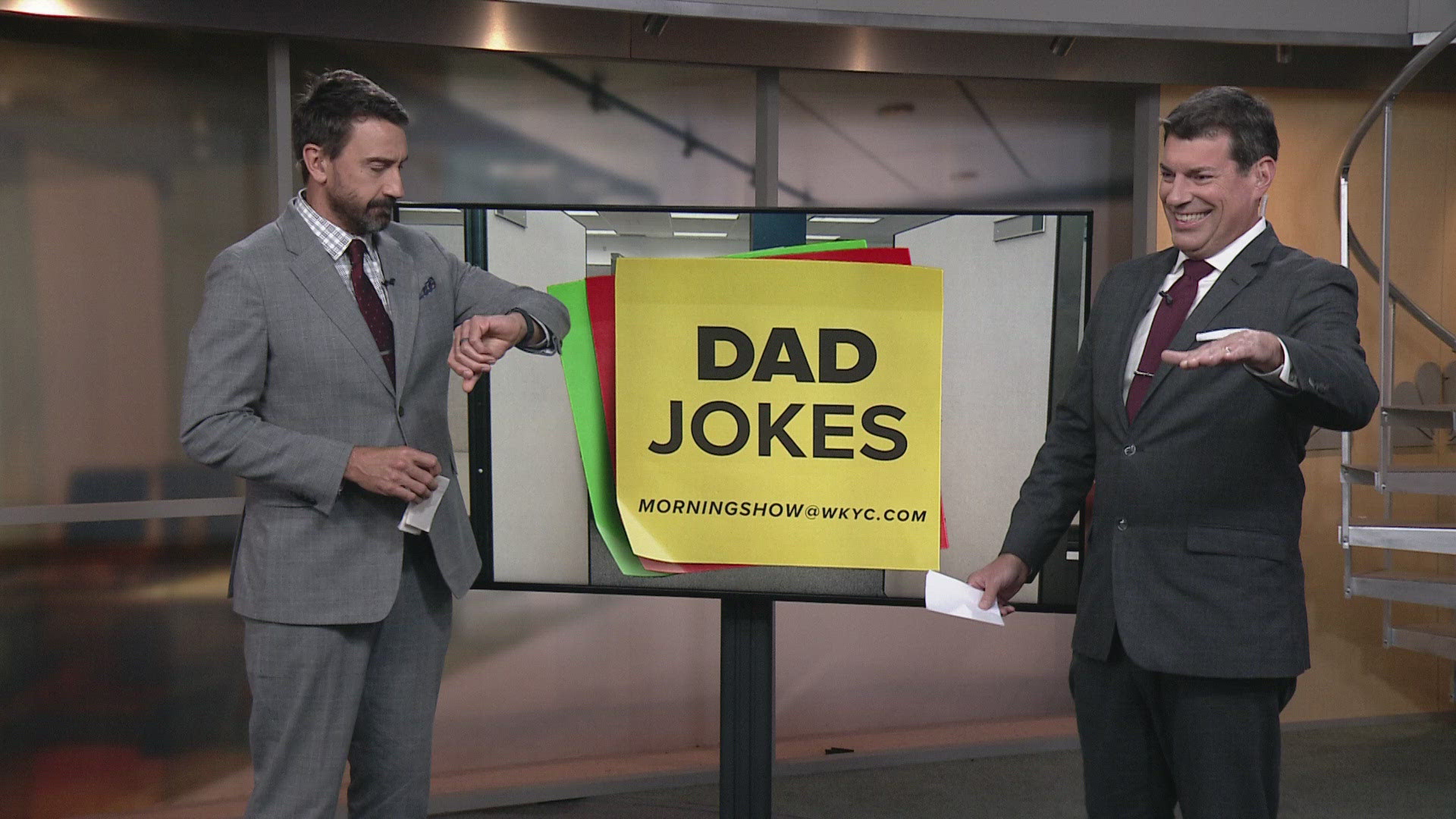 Dad jokes with 3News' Matt Wintz and Dave Chudowsky: Just started my ...