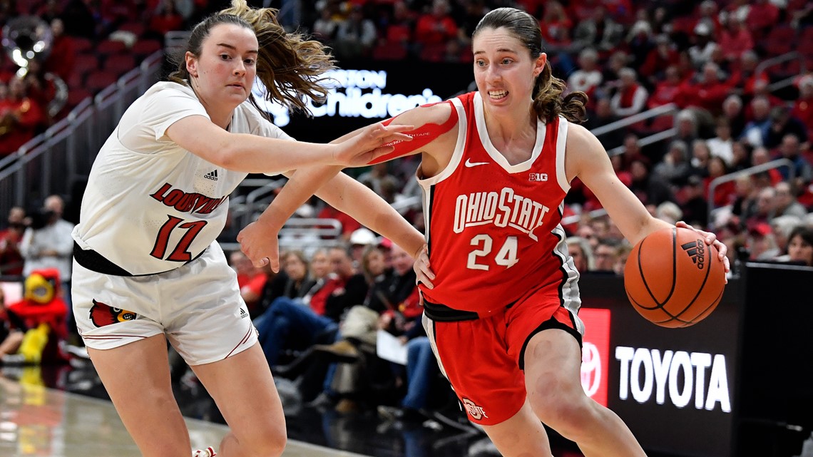 Taylor Mikesell leads No. 4 Buckeyes past No. 18 Louisville 96-77 ...
