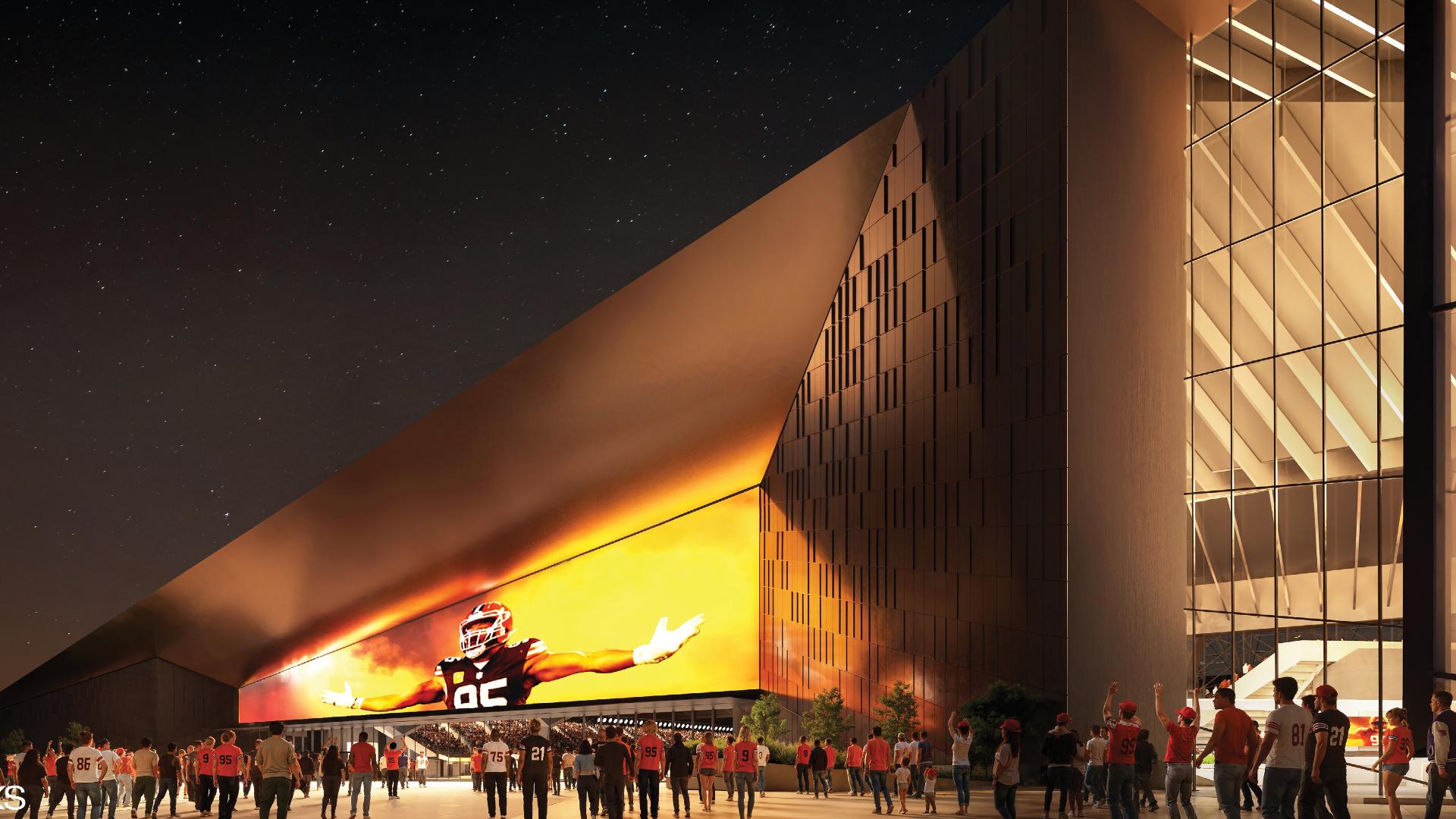New Renderings Of Cleveland Browns Stadium In Brook Park Released As