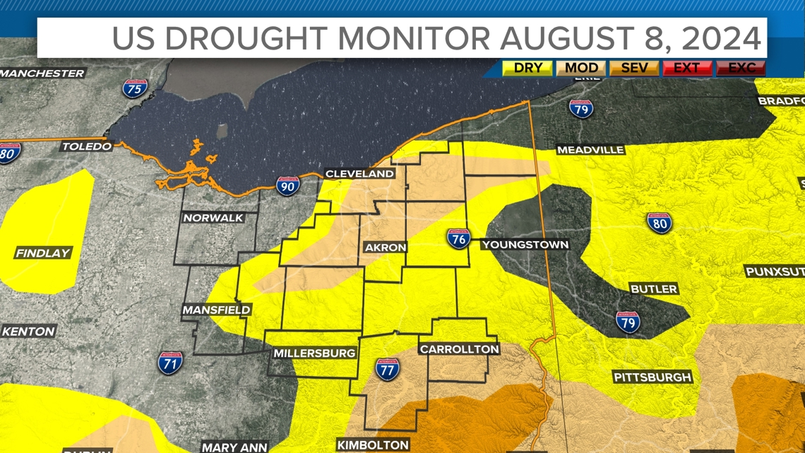 Update | Drought conditions improve in Northeast Ohio | wkyc.com