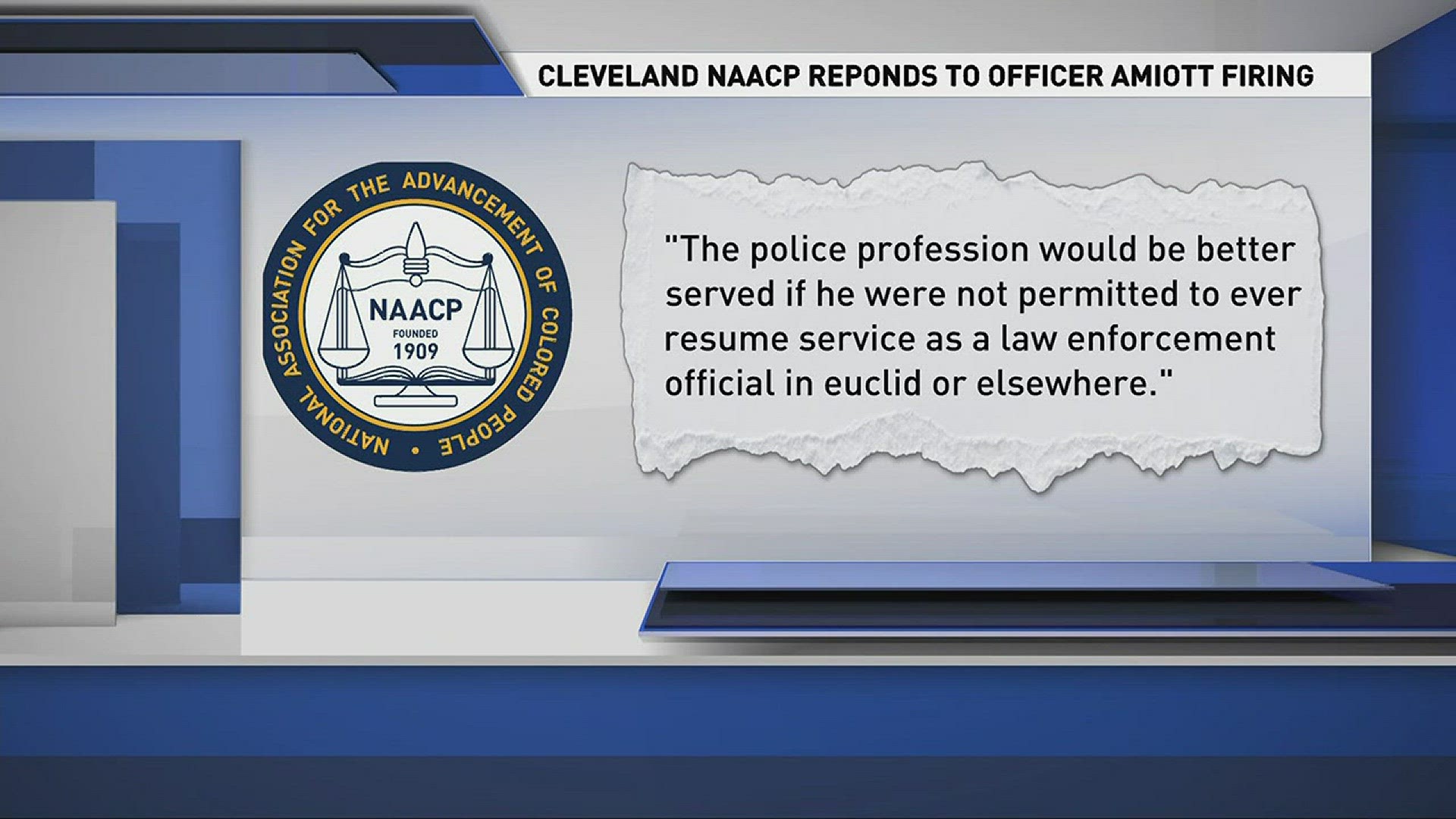 Cleveland NAACP reacts to Euclid Mayor's decision to terminate Officer ...