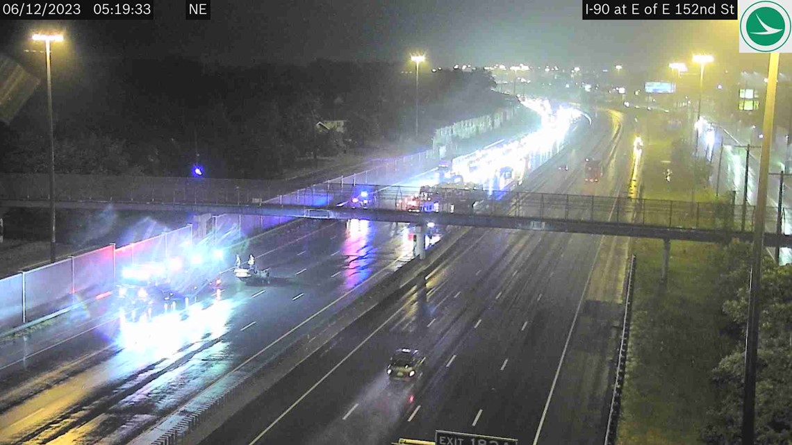 I-90 West reopens after crash in Cleveland near East 185th Street ...
