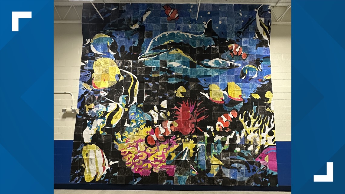 Elementary students create mural celebrating responsibility | wkyc.com