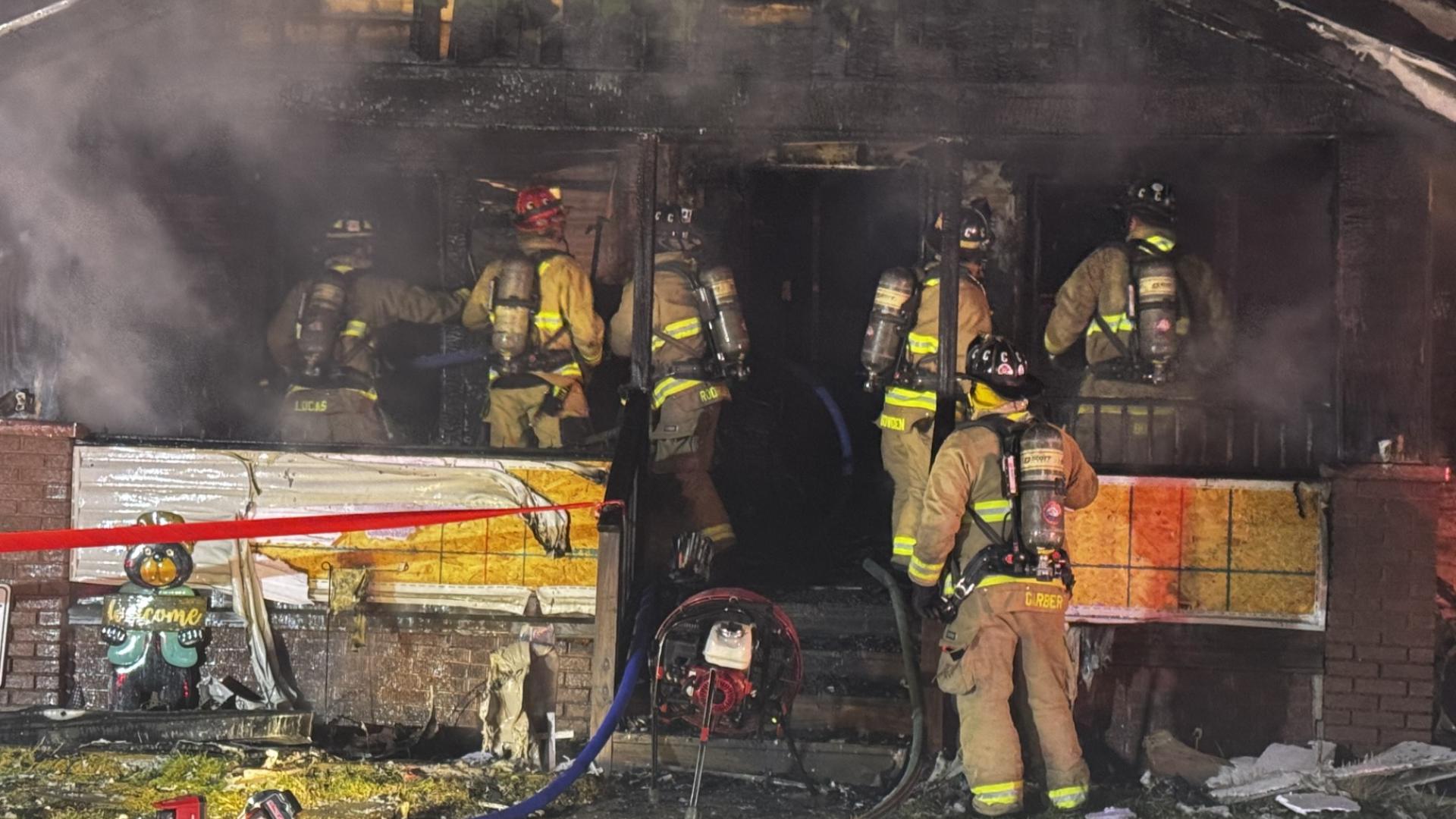 3 people, 2 dogs safe after house fire in Canton causes $57K in damage ...