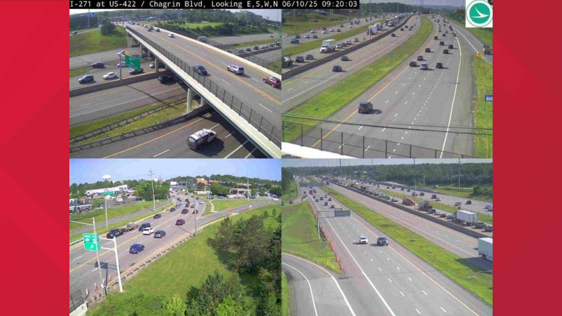 All lanes re-open on I-271 North in Pepper Pike after fire near Chagrin ...