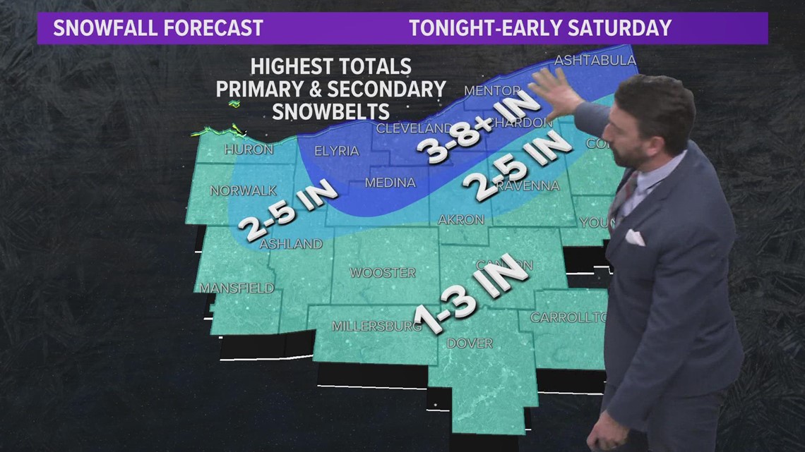 Cleveland weather forecast: Snow on the way to Northeast Ohio, here's ...