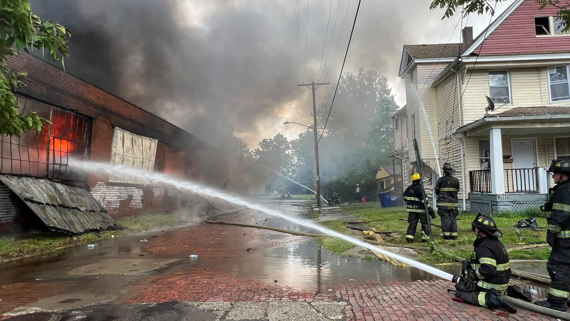 Cleveland warehouse fire causes $750,000 damage | wkyc.com