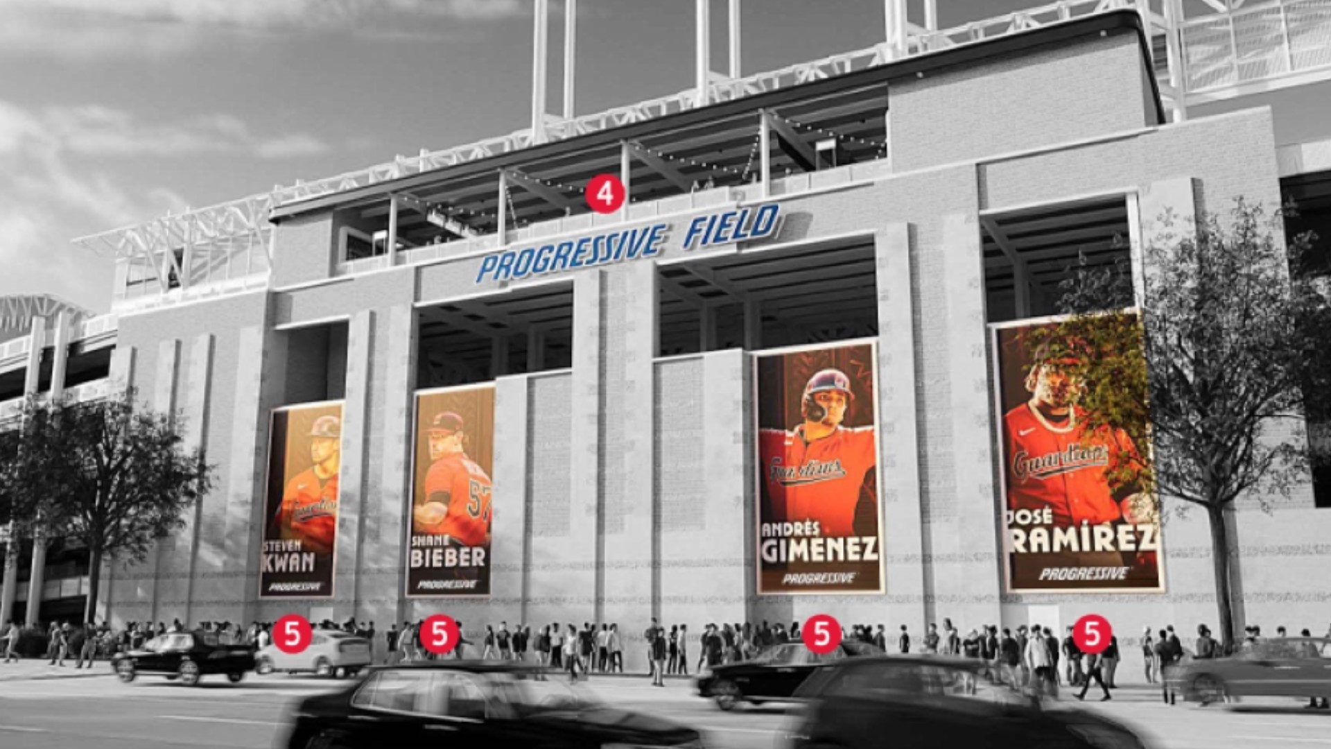 New exterior signage at Progressive Field approved | wkyc.com