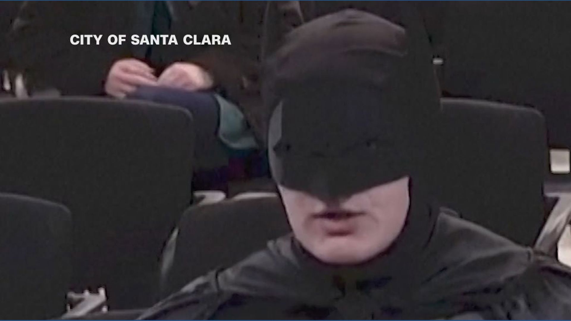 'Batman' demands action at city council meeting in California over ICE ...
