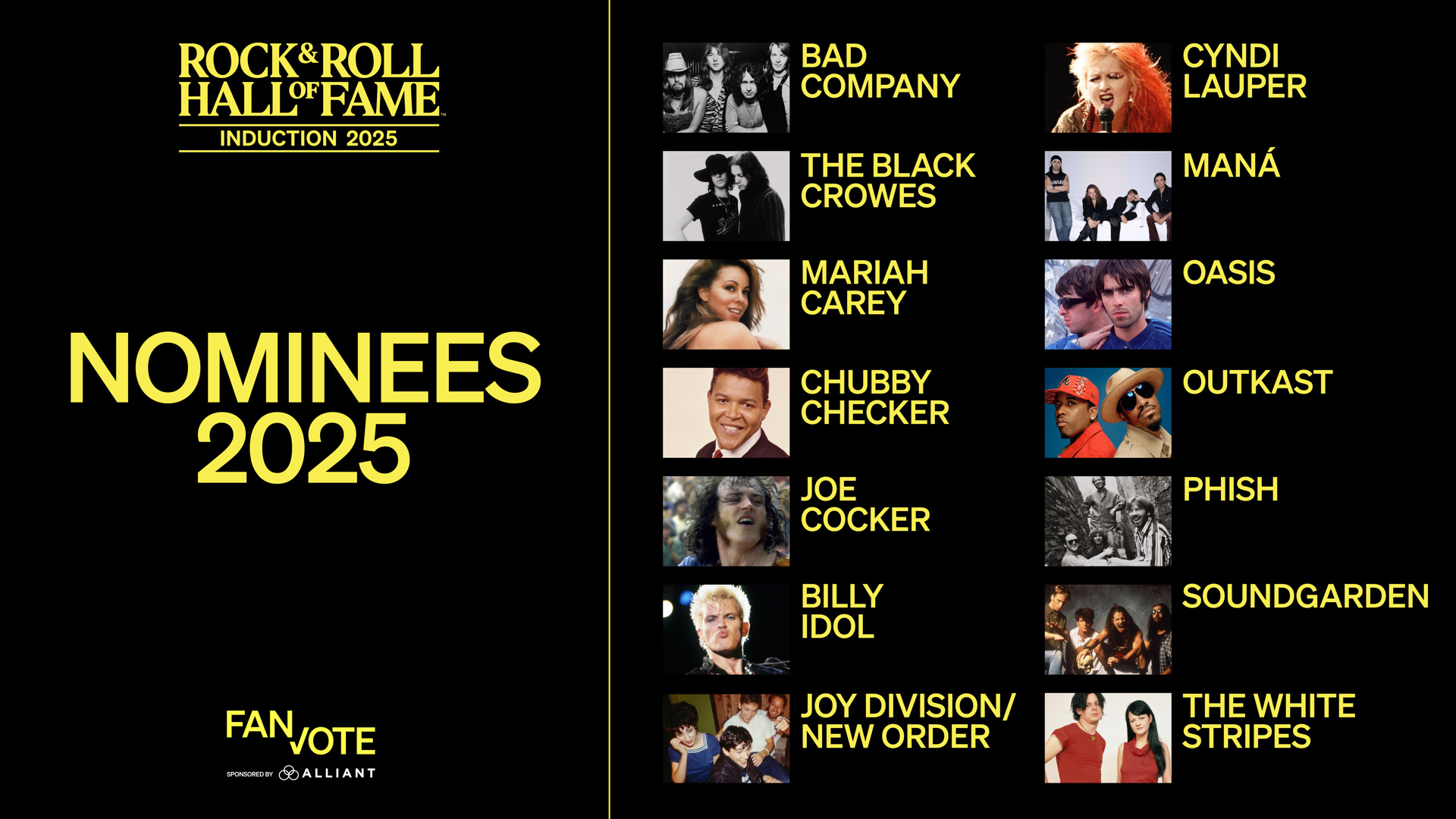 Rock and Roll Hall of Fame announces 2025 induction nominees: See the list | wkyc.com
