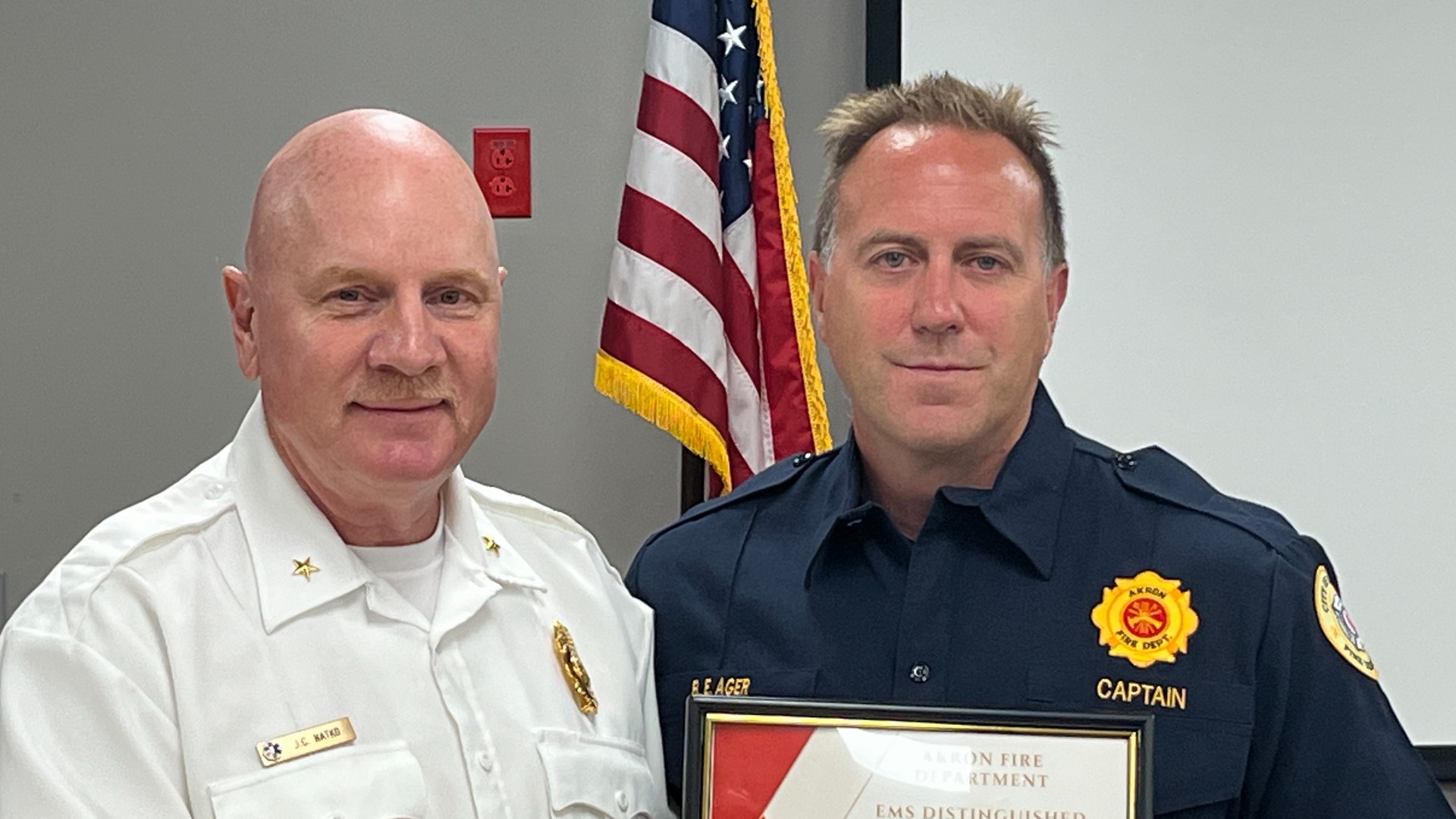 Akron paramedic recognized with EMS Distinguished Service award | wkyc.com