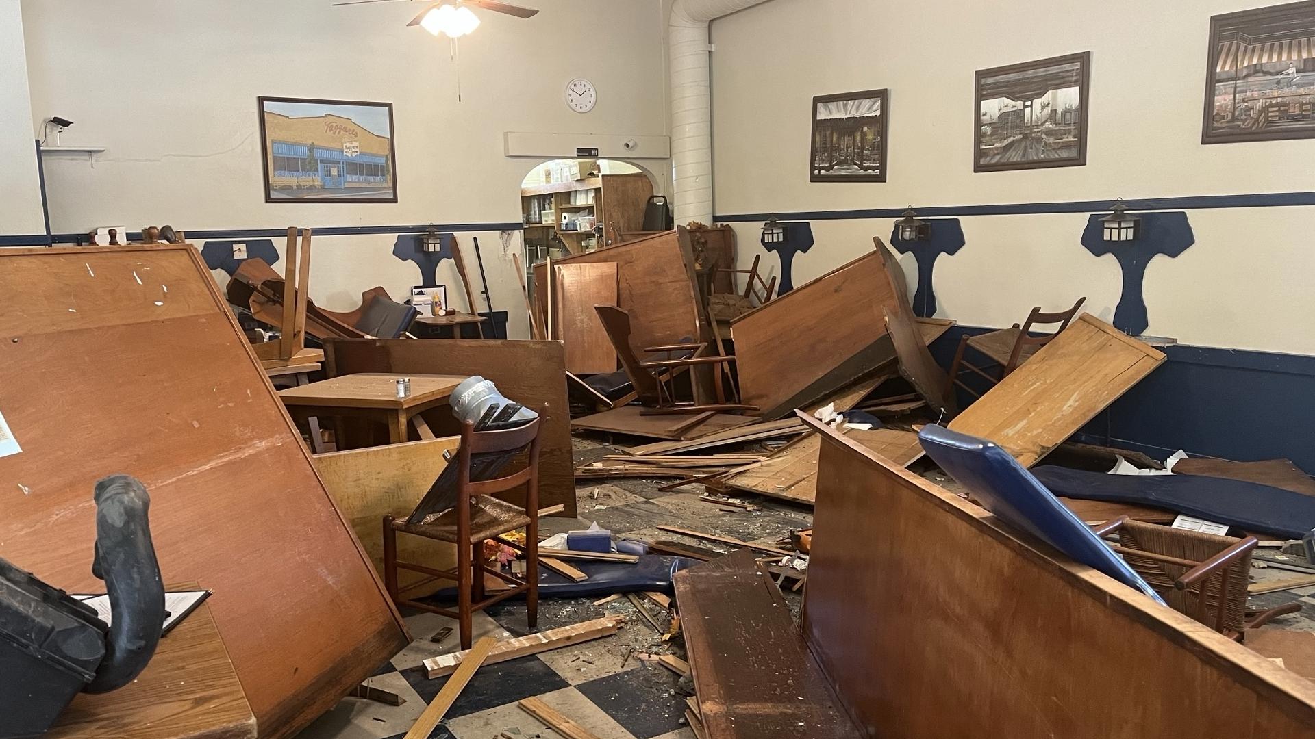 Taggarts Ice Cream in Canton reopening Friday after crash | wkyc.com