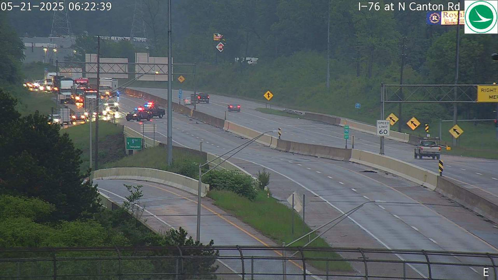 All lanes reopen on I-76 West in Akron after crash near Route 91 | wkyc.com