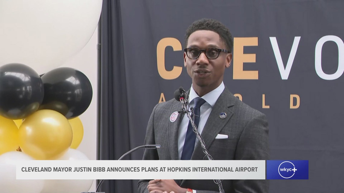 Mayor Justin Bibb announces big changes coming to Cleveland Hopkins ...