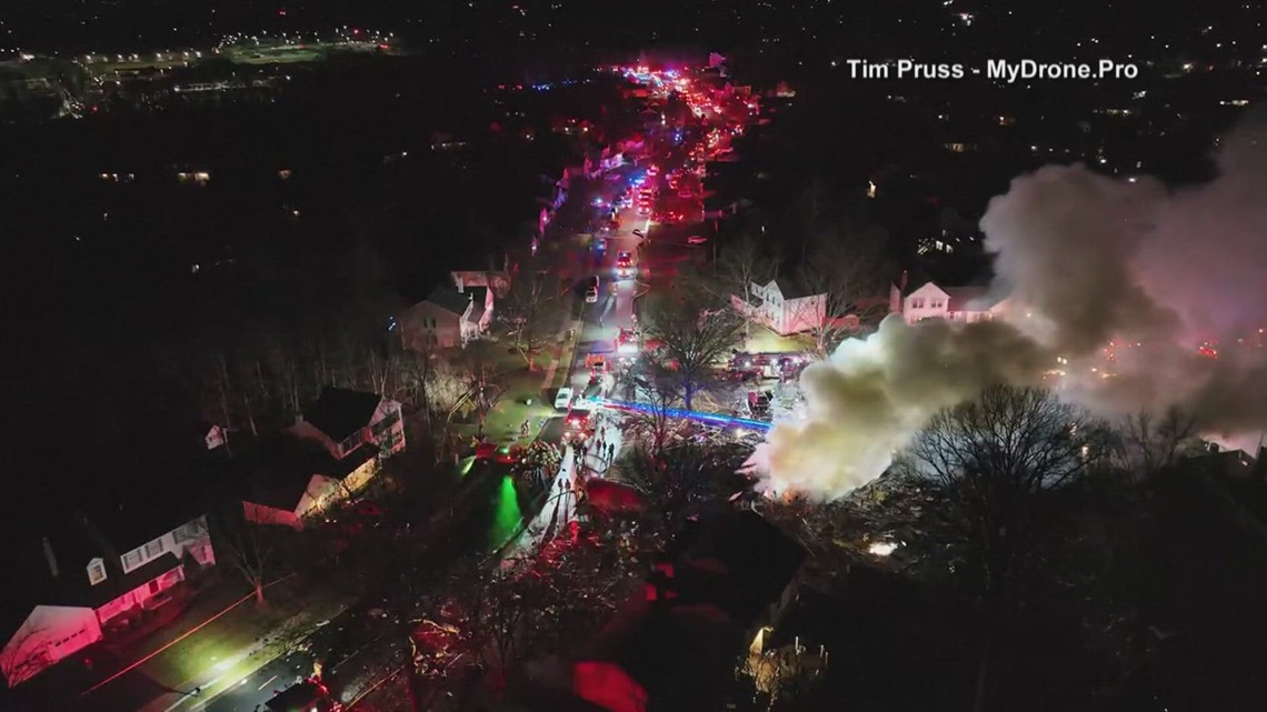 Firefighter dead after gas leak explosion in Virginia home | wkyc.com