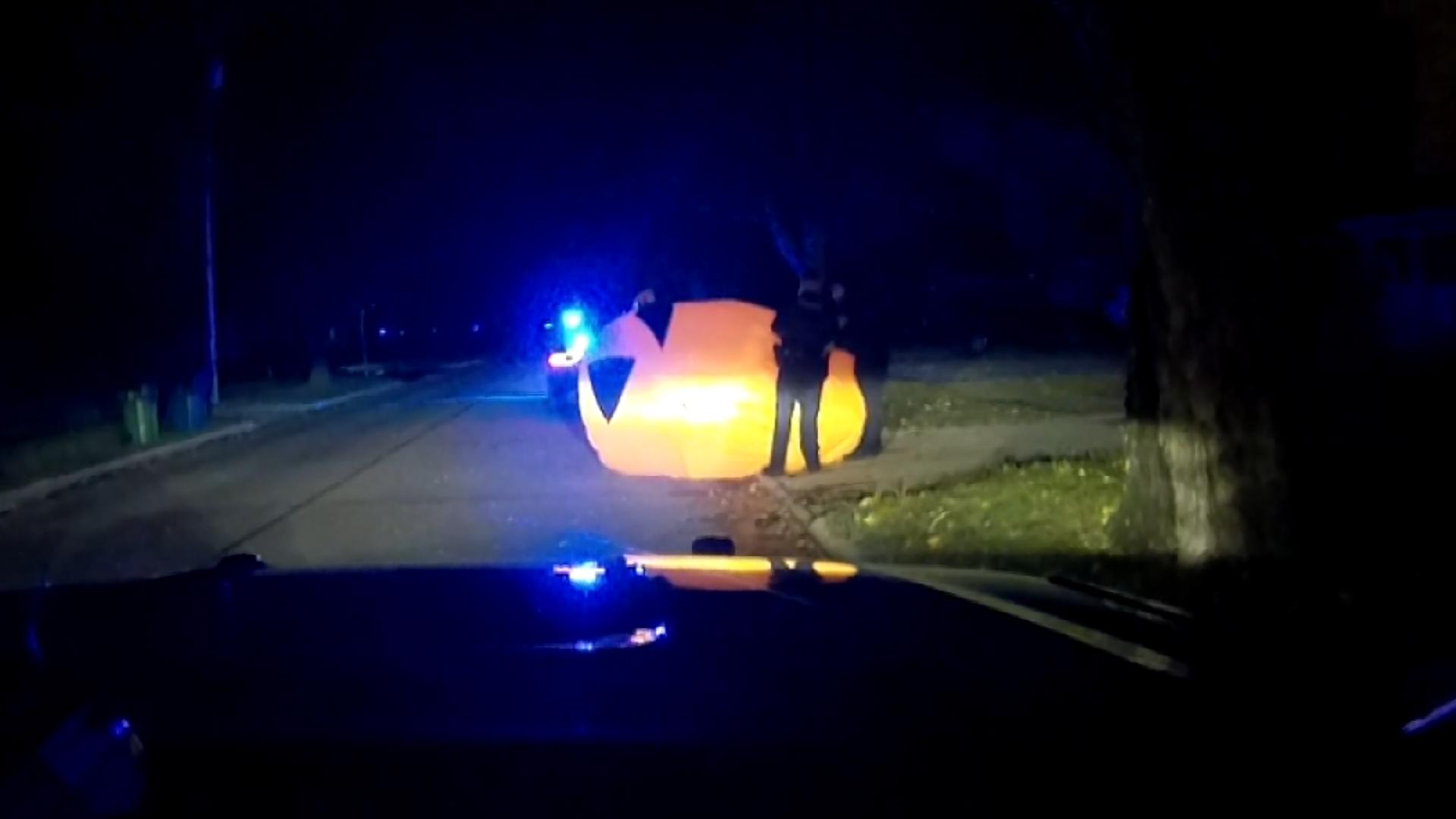 Parma Heights police officers capture inflatable pumpkin 'rolling ...