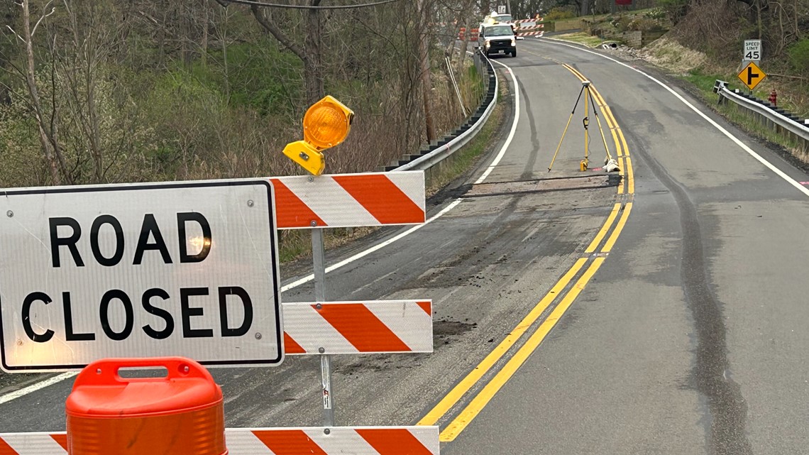 Sink hole causes portion of State Route 303 in Richfield to close ...