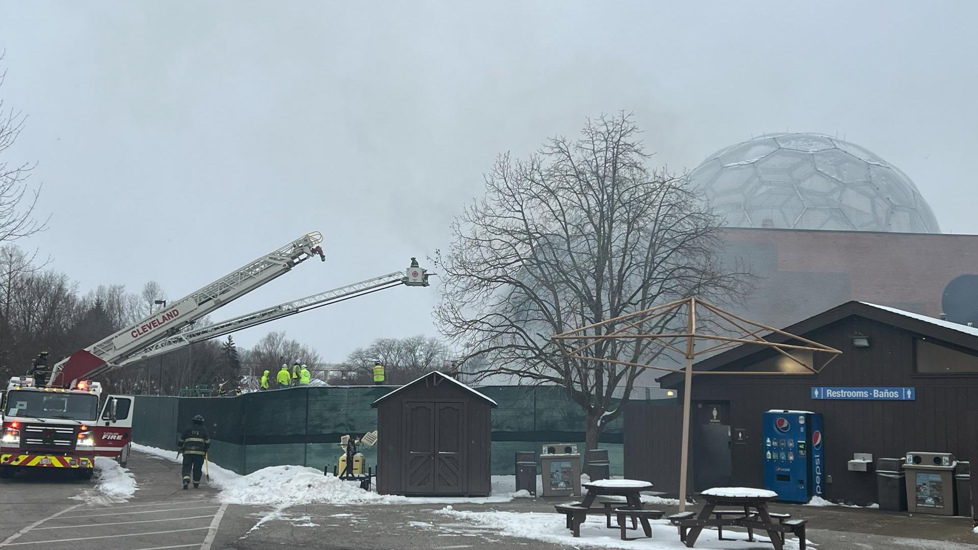 Fire at Cleveland Metroparks Zoo's Rainforest exhibit | wkyc.com