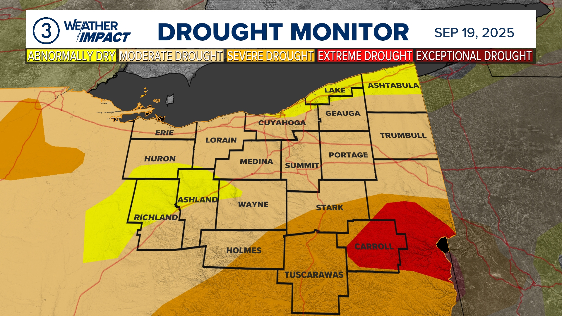 US Drought Monitor: Severe drought conditions in parts of Northeast ...