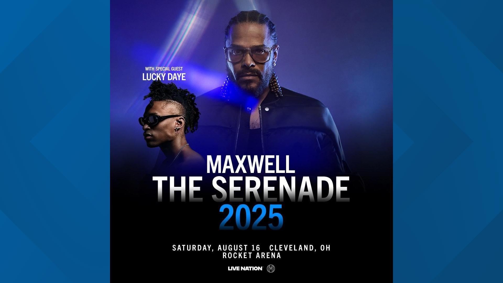 Maxwell's 'The Serenade 2025' tour hits Cleveland in August | wkyc.com