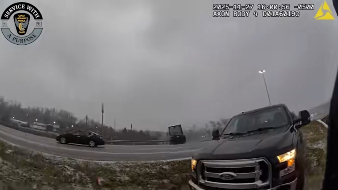 OSHP shares terrifying bodycam video from November crash, reminds ...