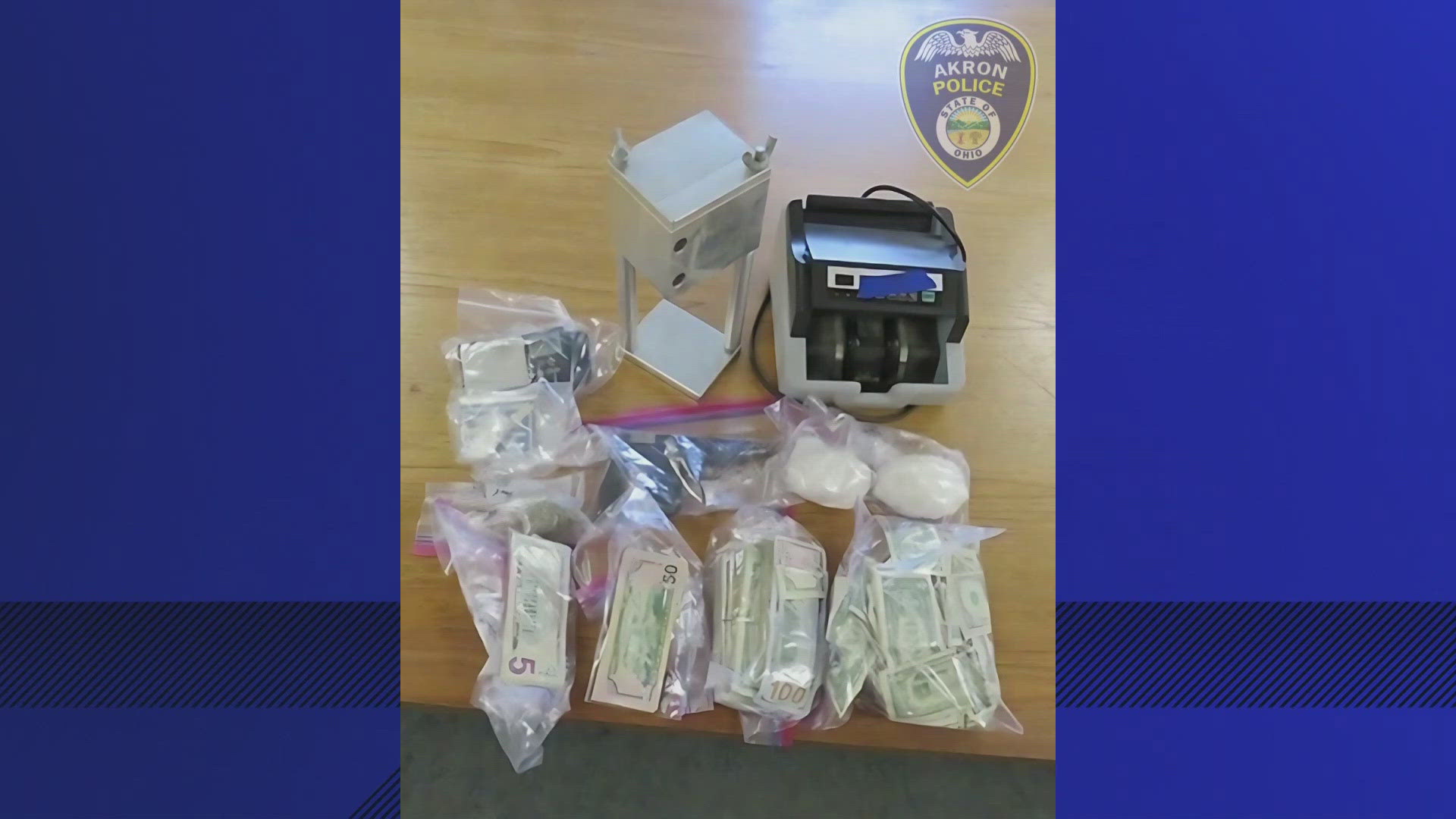 Akron police, FBI seize drugs, gun and cash in search | wkyc.com