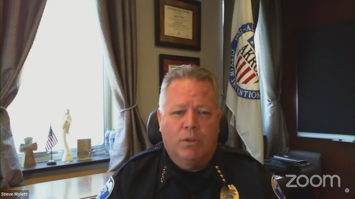 Akron police officers no longer wearing name tags due to threats ...