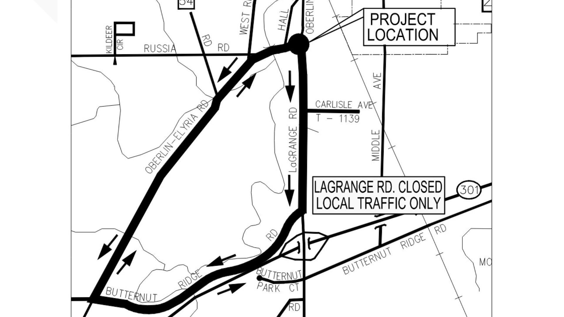 Roundabout construction closes portion of state Route 301 in Lorain ...