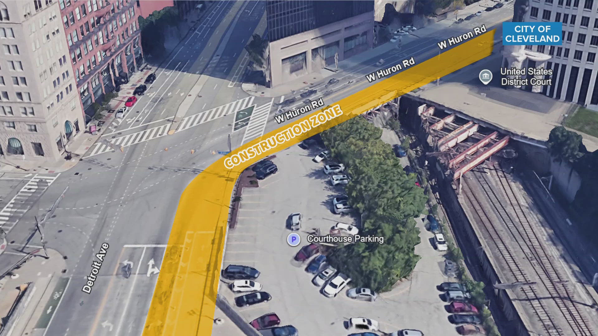 Downtown Cleveland lane restrictions begin June 22 for Memorial Bridges ...