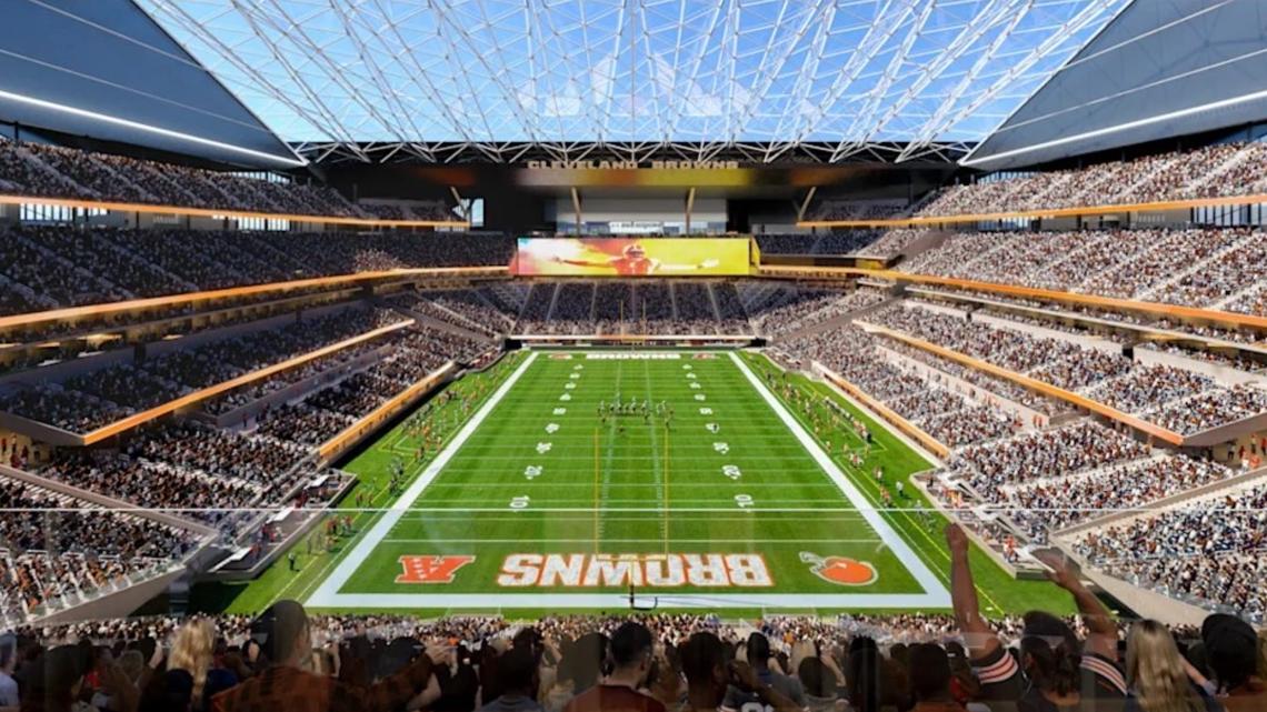 PHOTOS: Cleveland Browns share new renderings of enclosed Brook Park ...