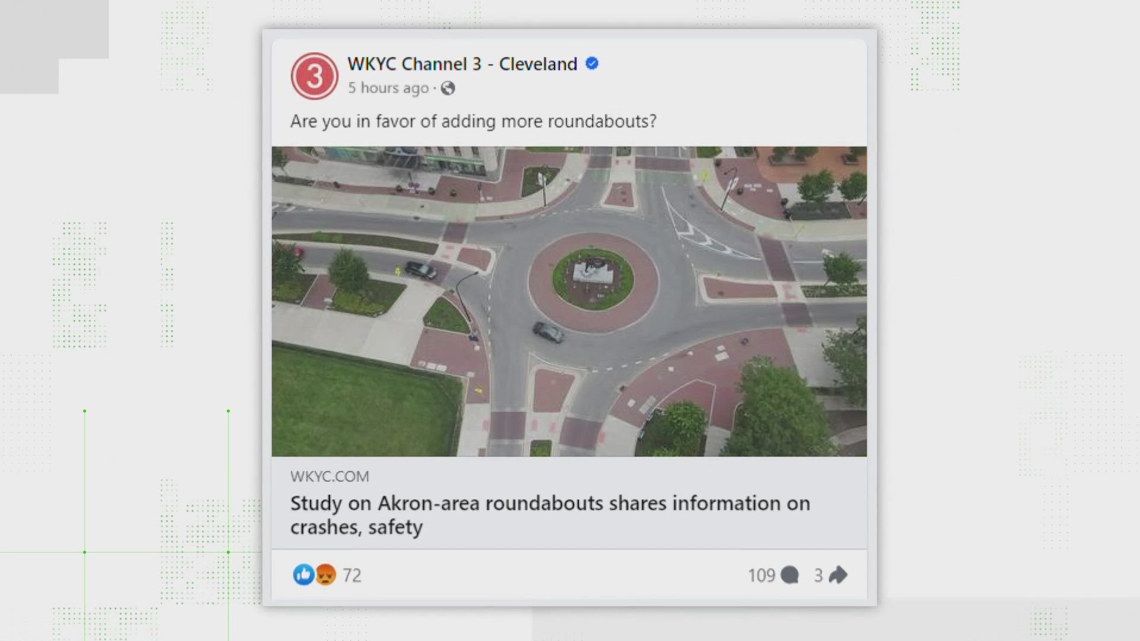 Roundabouts reduce crashes and vehicle emissions: VERIFY | wkyc.com