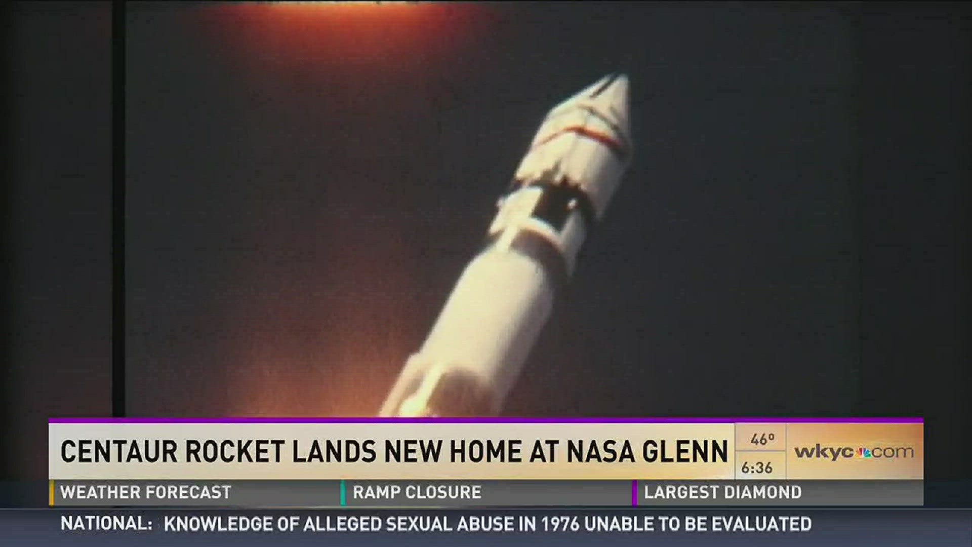 Centaur Rocket lands new home at NASA Glenn | wkyc.com