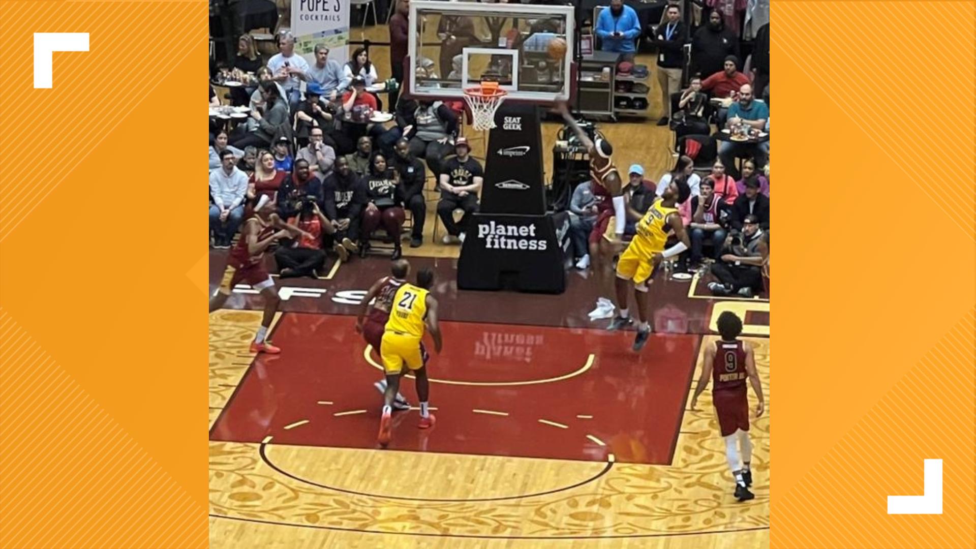 Cleveland Charge set attendance record in win vs. Bronny James, South ...