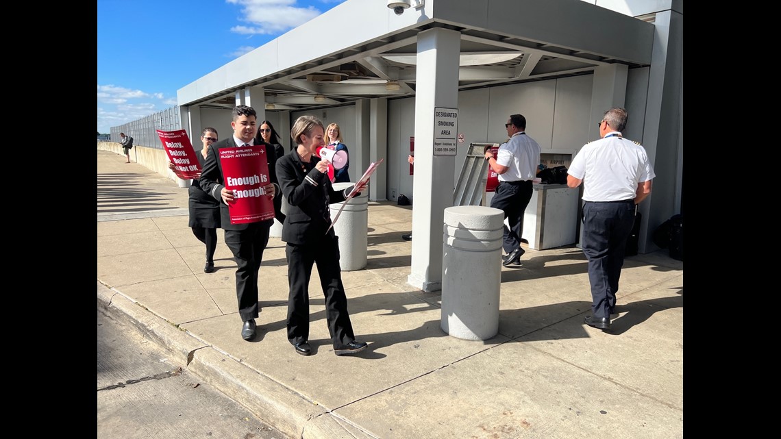 Why are United Airlines flight attendants picketing? | wkyc.com