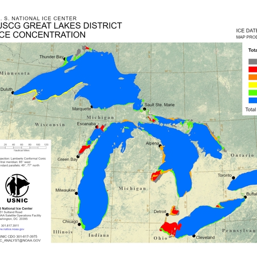 Weather Blog | Lake Erie ice expanding as cold December continues ...