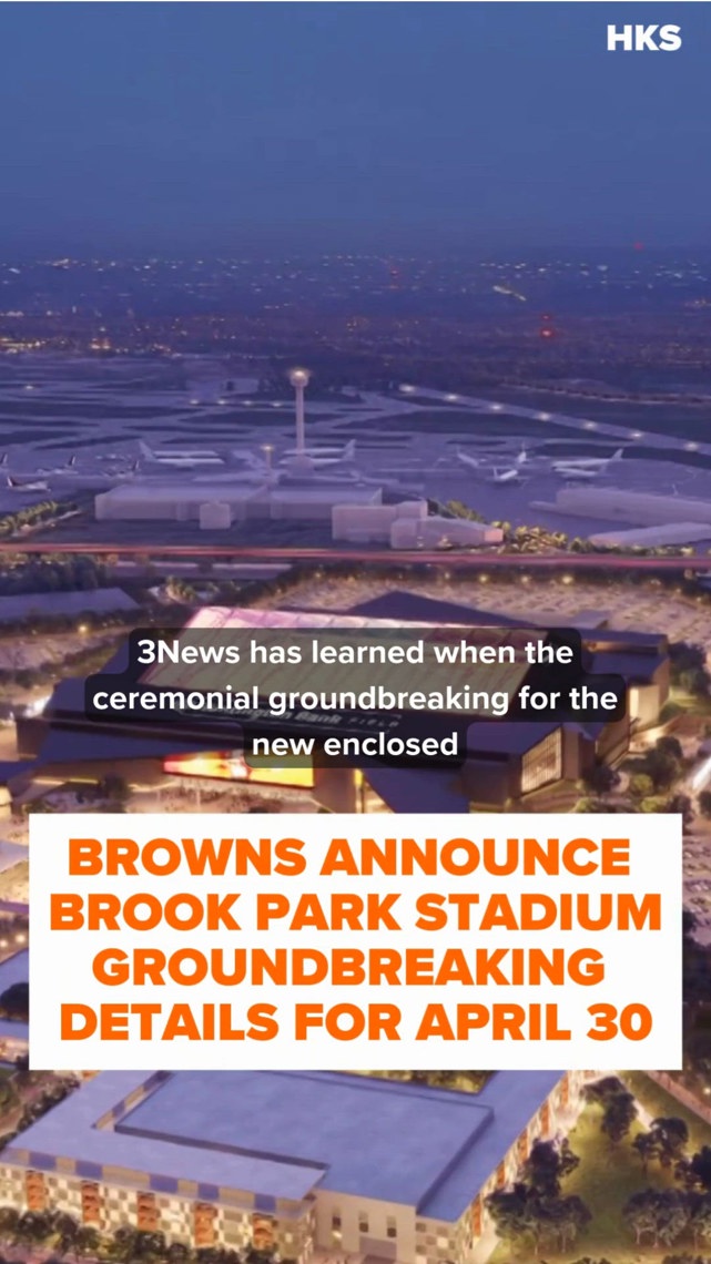 Cleveland Browns detail April 30 groundbreaking for Brook Park stadium ...