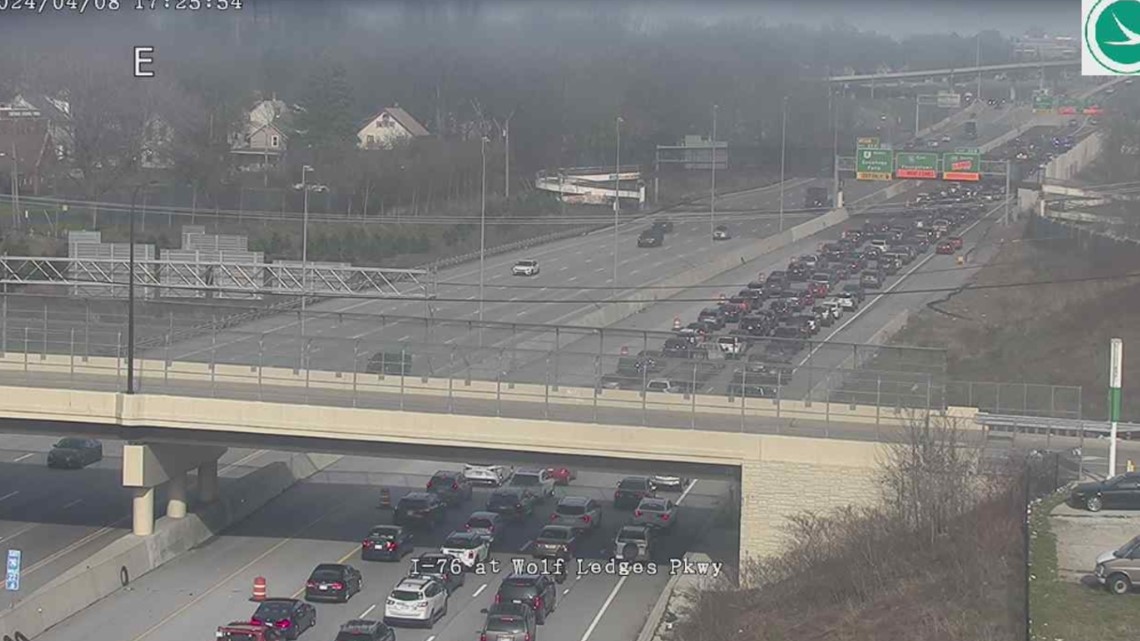 Total solar eclipse traffic update in Northeast Ohio | wkyc.com