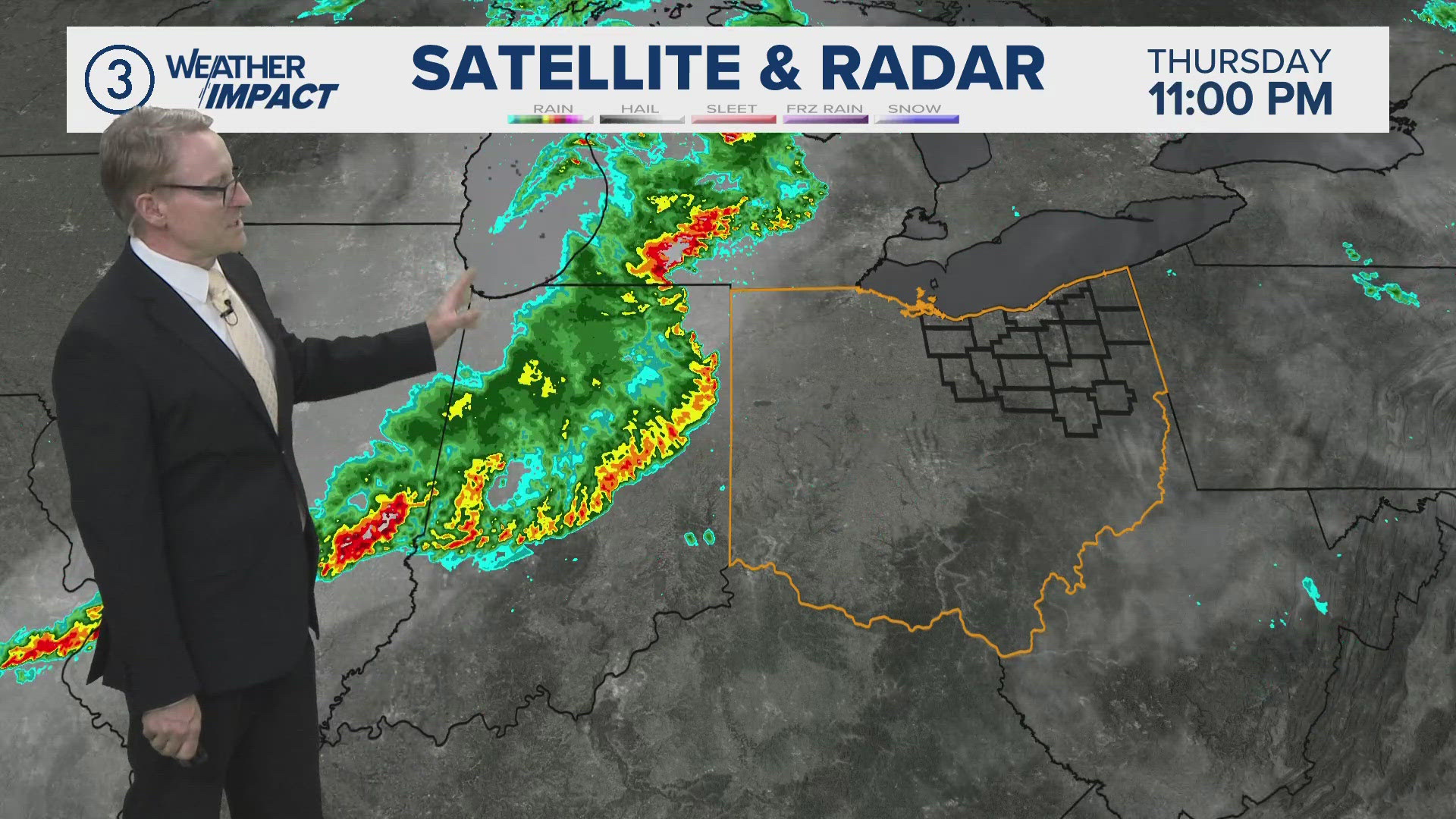 FORECAST | Storms tonight; a pleasant Friday to come | wkyc.com