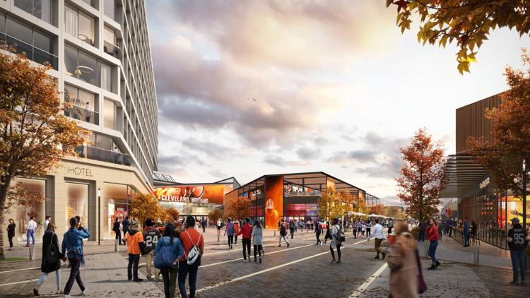 Cleveland Browns show more images of proposed Brook Park domed stadium ...