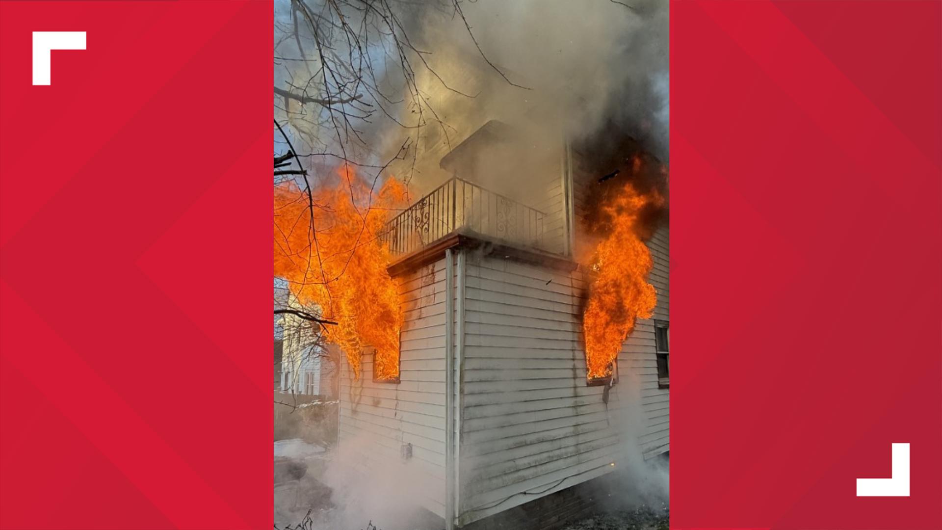 Firefighter hurt after rescuing dog from house fire in Maple Heights ...