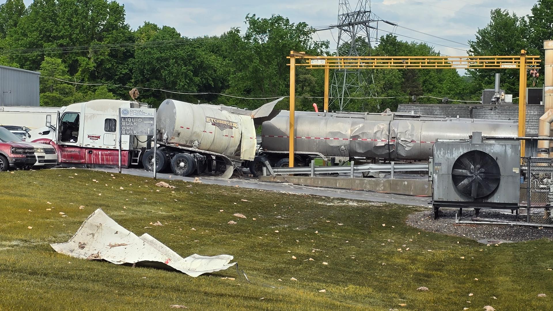 South Freeway Drive closes in Macedonia due to tank explosion | wkyc.com
