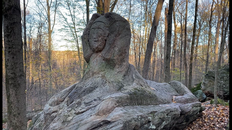 GO-HIO | Exploring the carvings at Worden's Ledges | wkyc.com