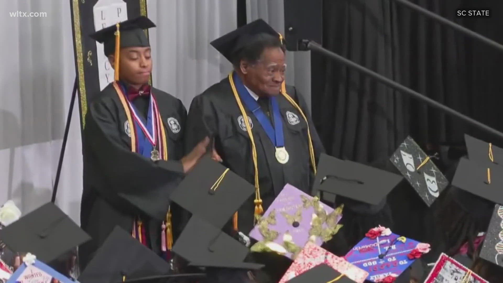 Linwood Riddick honored at S.C. State graduation days before turning 80 ...