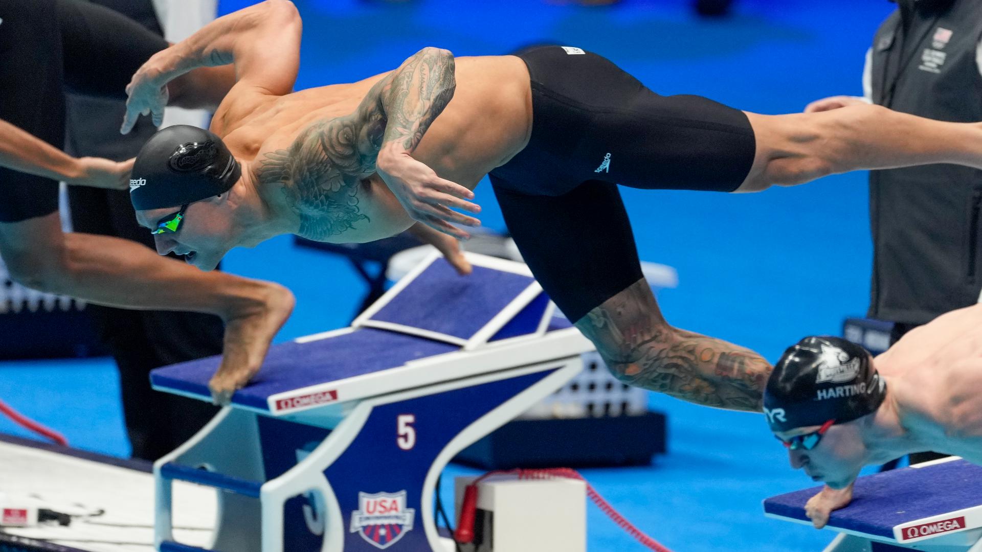 Caeleb Dressel wins again at U.S. Olympic swimming trials | wkyc.com