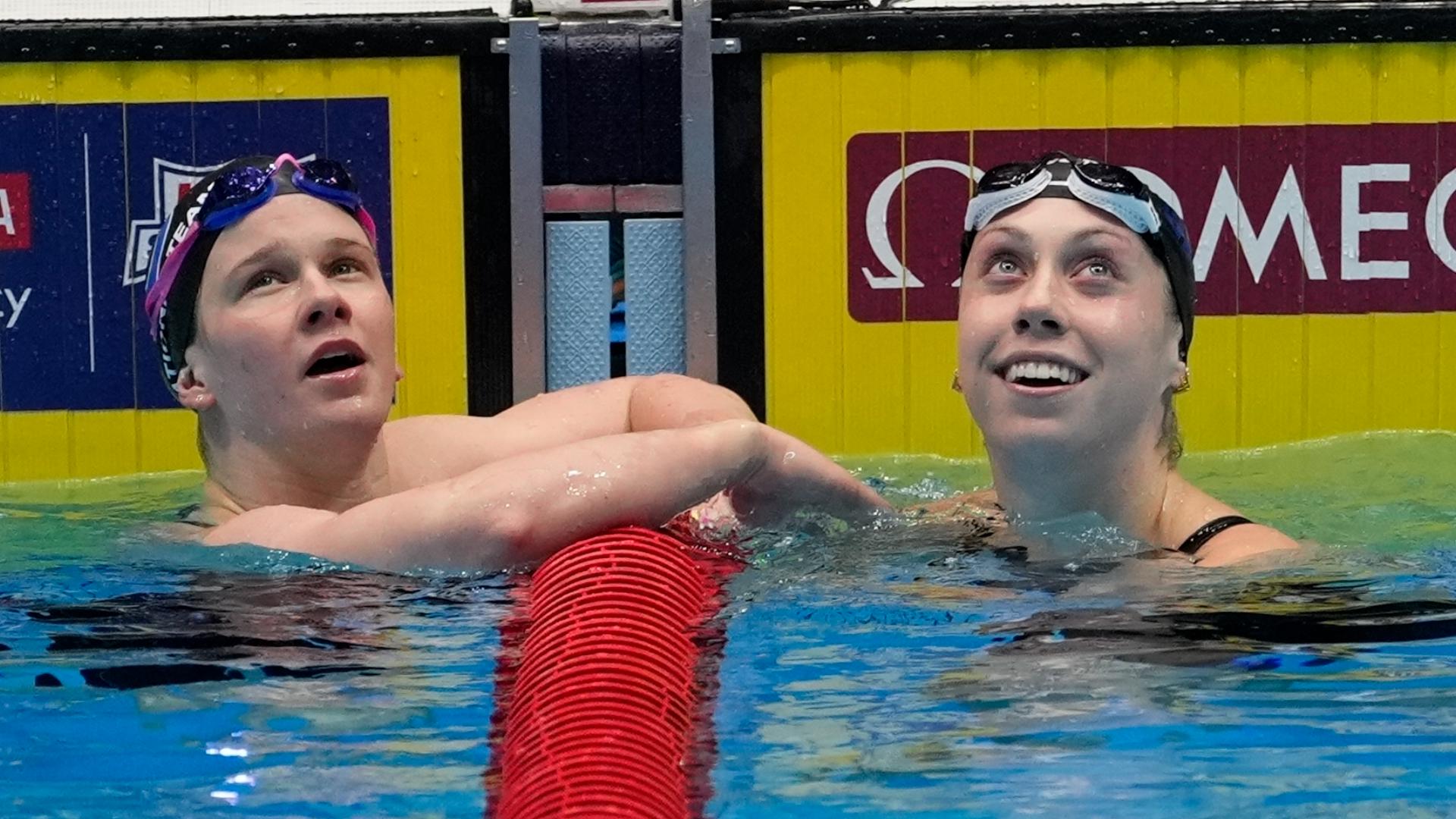 Records fall during first night of U.S. Olympic Swim Trials in ...